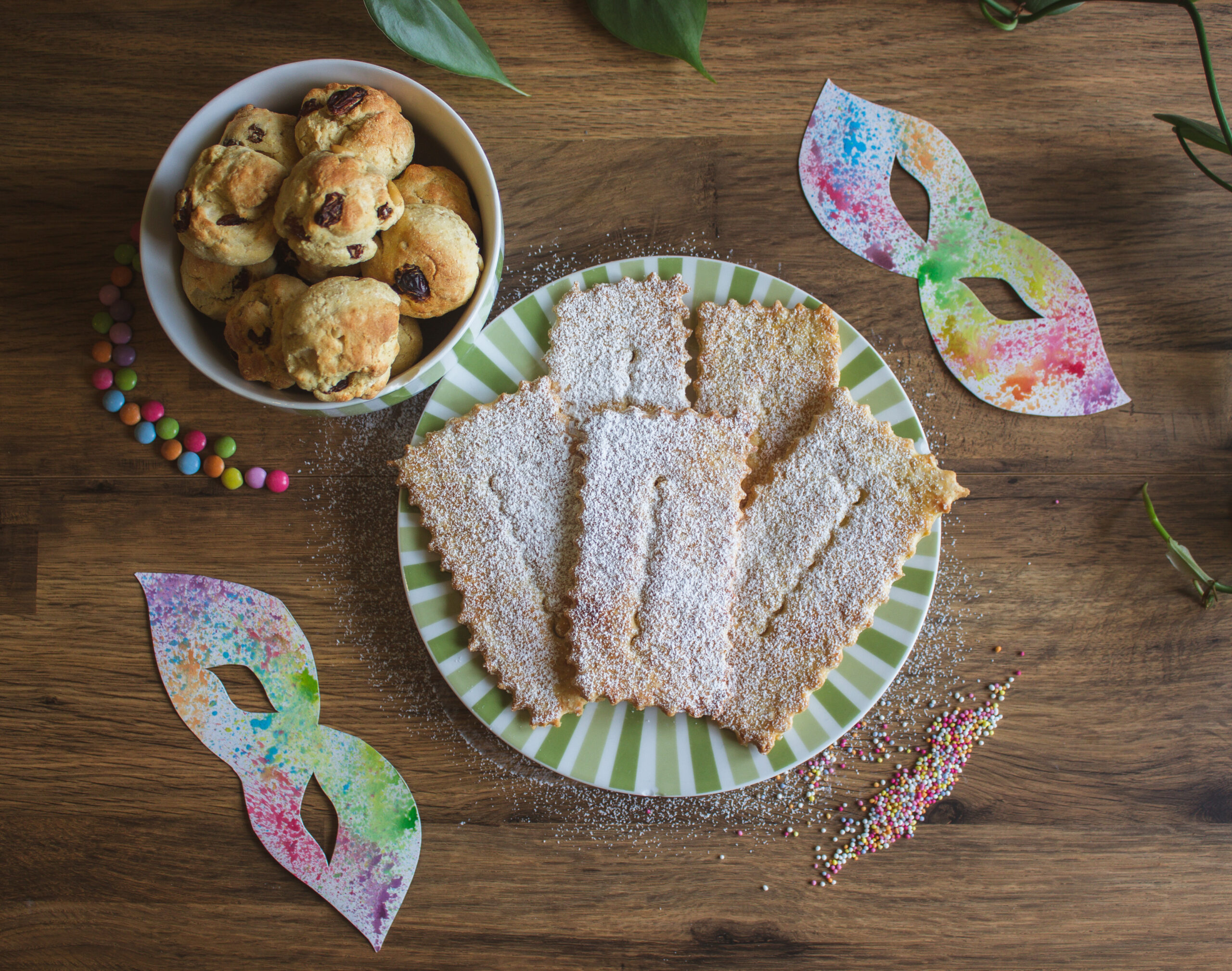 Venice Carnival Pastries - The Cheeky Green Bean